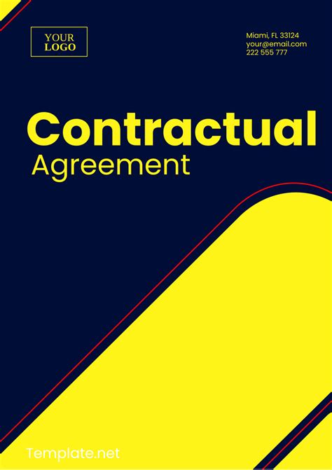 Free Contractual Agreement Template To Edit Online