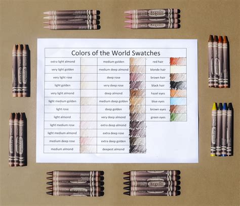Crayola Colors Of The World Crayons 24 32 Count Crayon Colors And