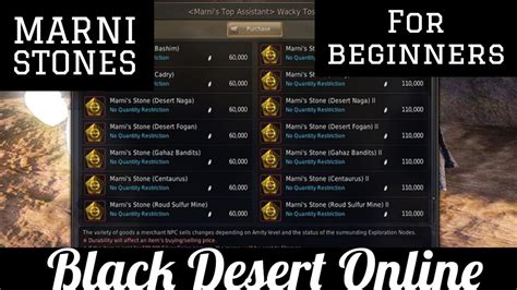 Black Desert Online Bdo Beginners Guide Marni Stones Youtube