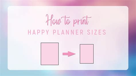 How To Print On Happy Planner Classic Size The Quick Guide To