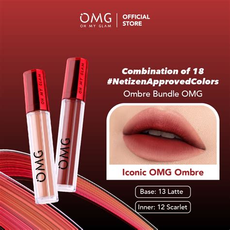 Omg Lip Matte Awet And Transferproof Shopee Indonesia