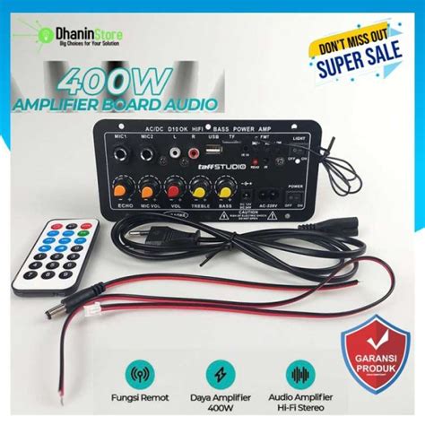 Promo Kit Modul Power Amplifier Mono Bluetooth Karaoke Rakitan 12 Volt