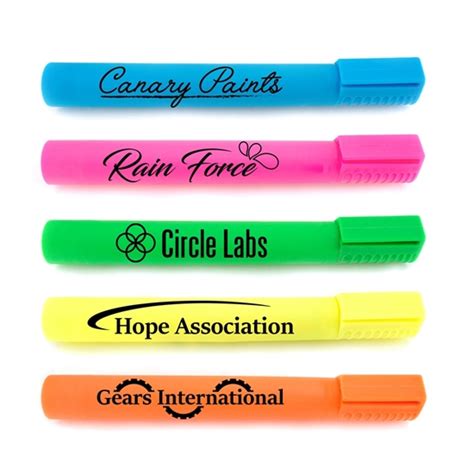 Custom Giant 8 Inch Long Highlighters Jumbo
