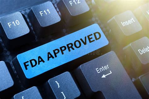 Inspiration Showing Sign Fda Approved Internet Concept Fda Agreed The Product Or Formula Is