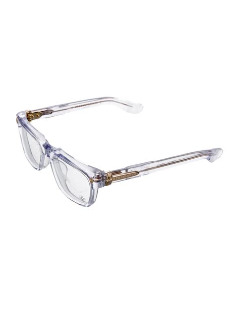 Chrome Hearts Pen 15 Square Square Eyeglasses Clear Eyeglasses