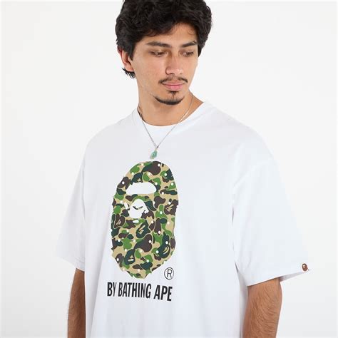 A Bathing Ape Abc Dot Camo By Bathing Ape Relaxed Fit Tee White Footshop