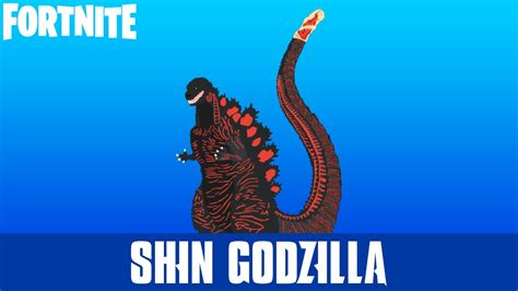 Fortnite X Godzilla Kaiju Wars Season Skin Review Shin Godzilla