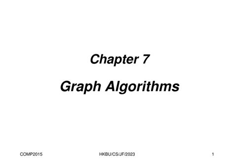 Ds23-11 - asasasdasdasd - Chapter 7 Graph Algorithms Inter-data Relationships Arrays ...