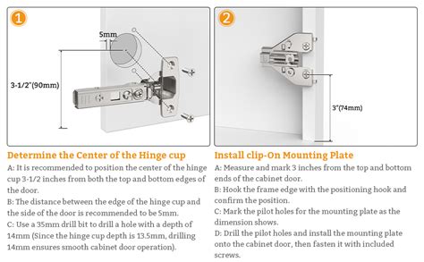 Chibery 4 Pack Full Overlay Cabinet Hinges Face Frame And Frameless 4d