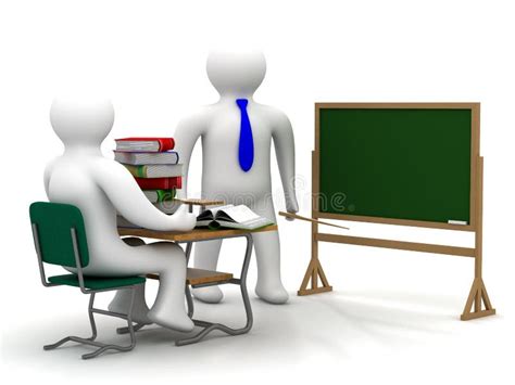 Lesson In A School Class Stock Illustration Illustration Of Apartment