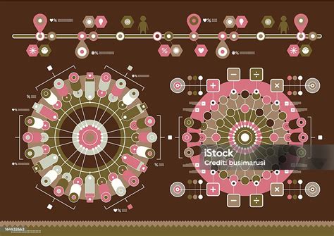 Horizontal Complex Infographics Stock Illustration Download Image Now Analyzing Business