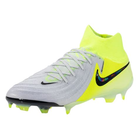Nike Phantom Luna Ii Elite Fg Soccer Cleats Metallic Slverblack Volt
