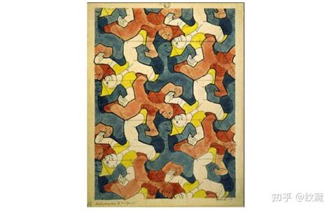 纹藏学堂 埃舍尔如何用密铺纹样开辟新宇宙 知乎