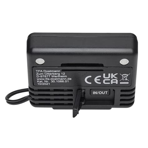 Tfa Dostmann Digital Thermometer 30 1066 01 Waterproof Sensor Max Min Values Magnetic Stand