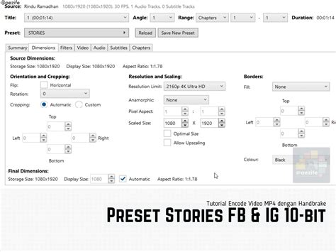 Tutorial Encode Video Mp4 Dengan Handbrake Terbaru 2023 Ezfileid