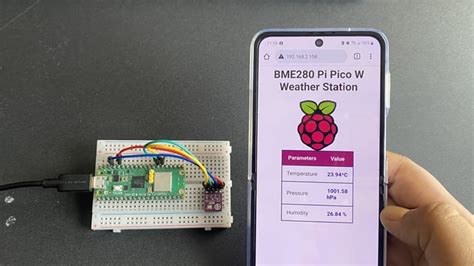 Bme280 Web Server With Raspberry Pi Pico Rraspberrypipico