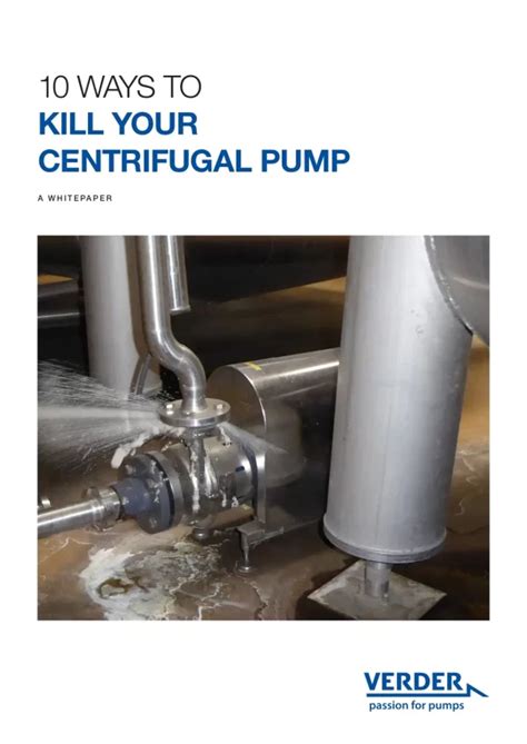 10 Ways To Kill Your Centrifugal Pump AquaEnergy Expo Knowledge Hub