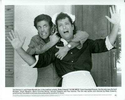 Ted Danson Howie Mandel A Fine Mess 1985 Original Press 8x10 Photo