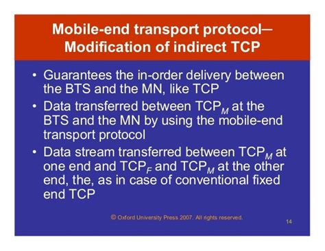 Mobile Computing Indirect Tcp