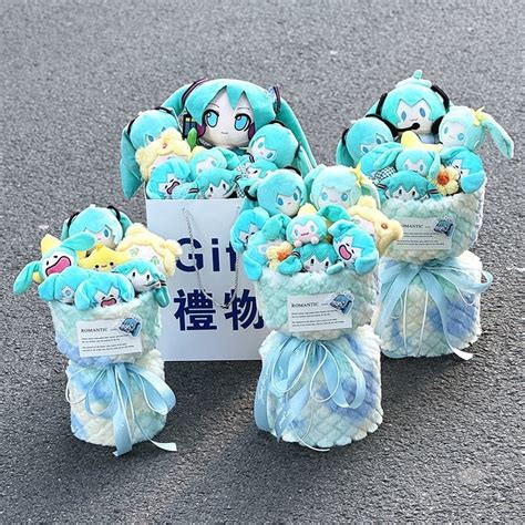 初音未來 卡通玩偶花束 可愛動漫 女生生日禮物 創意 送閨蜜女友 蝦皮購物