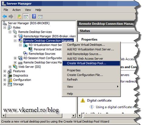 Deploying Personal Virtual Desktops And Virtual Desktop Pools With Server 2008 R2 Adrian