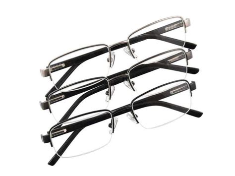 Design Optics By Foster Grant Lyden Semi Rimless Rectangular Reading Glasses 3 Pack 18 99