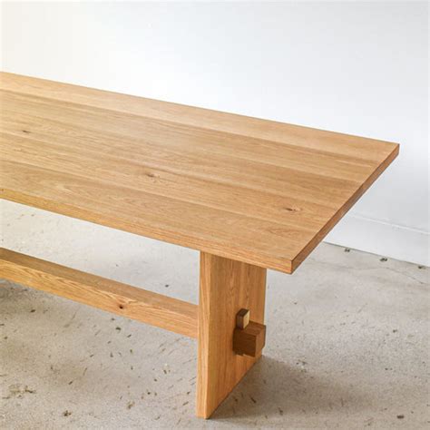 Solid Oak Dining Tables White Oak Dining Tables What We Make