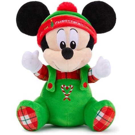 Disney Store Official Mickey Mouse Holiday Plushy My First Christmas