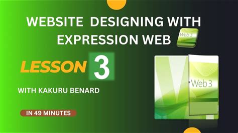 Lesson 3 Mastering Website Design Microsoft Expression Web Tutorial Designing Online Forms