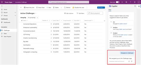 在模型導向應用程式中使用 copilot 聊天 power apps microsoft learn