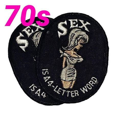 Yahooオークション 70s Sex エロエロワッペン ビンテージ スラング4