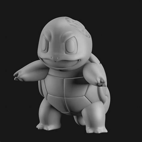 Halloween Squirtle 3d Printing Model Obj Pokémon