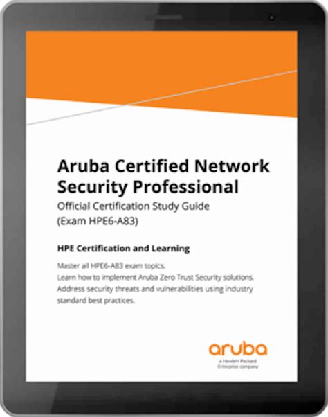 Aruba Certified Network Security Professional Official Certification