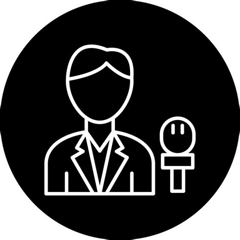 Party Host Vector Icon Style 22549126 Vector Art At Vecteezy