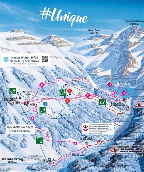 Iski Ski Resort Kandersteg Oeschinensee Ski Area Open