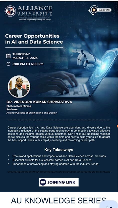 Webinar Datascience Tanushree Chakravarty