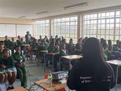 Ensafrica Training Uxolo High School Khayelitsha On Wednesday Justice Desk Africa Partnered