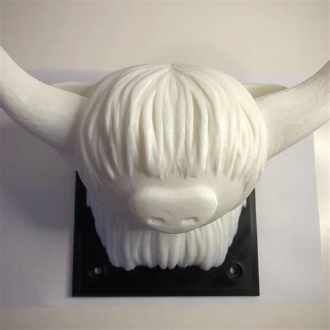 Stl File Highland Cow・3d Printer Design To Download・cults