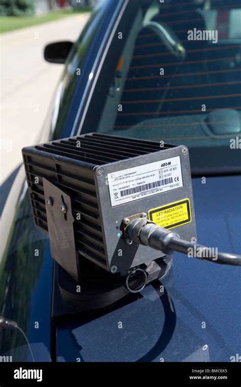 Automated License Plate Reader Mounted On The Trunk Of A Nebraska State