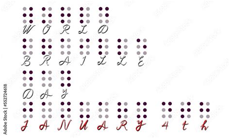 Hello In Braille To Celebrate World Braille Day On January 4th