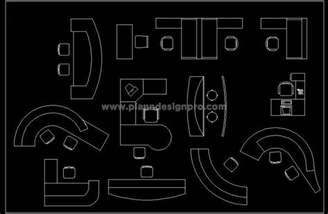 Free Cad Block Reception Desk Counter And Executive Table