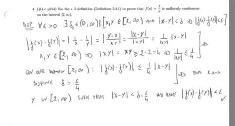 Solved Real Analysis First Picture Is What I Have To Solve