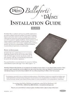 INSTALLATION GUIDE Installation Guide Pdf PDF PRO