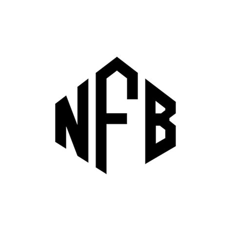Premium Vector Nfb Letter Logo Design With Polygon Shape Nfb Polygon