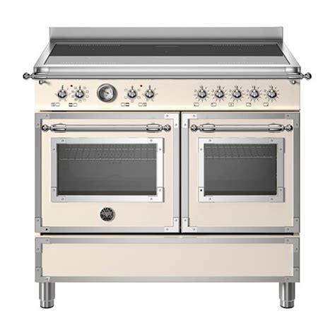 Bertazzoni 100cm Heritage Series Induction Cooker Ivory Stocks Designer Appliances And Bathrooms