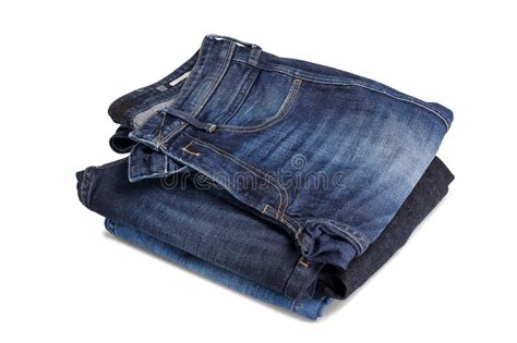 Stacked Pair Of Jeans Stock Image Image Of Jean Shop 399985695