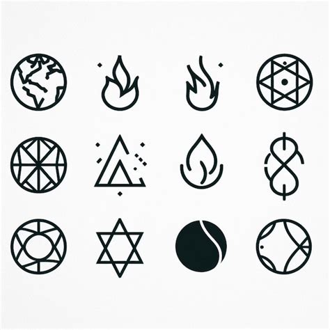 Premium Ai Image Simple Graphic Elements