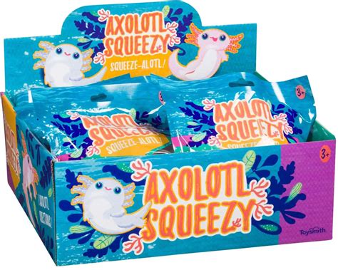 Axolotl Squeezy Axolotl Squeezy Random Color Toysmith Toywiz