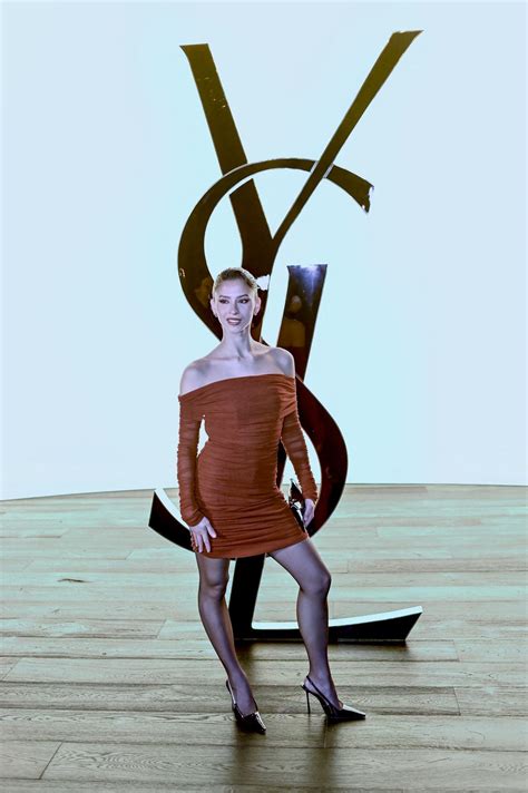 Daniela Norman At Ysl Show During Paris Fashion Week 02 27 2024 • Celebmafia