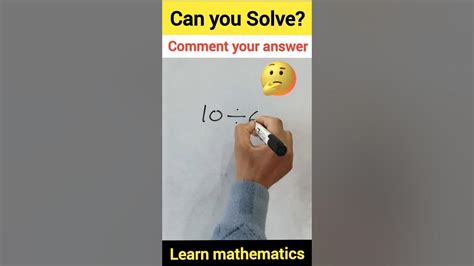 Can You Solve Comment Your Answer Maths Mathtricks Mathskills